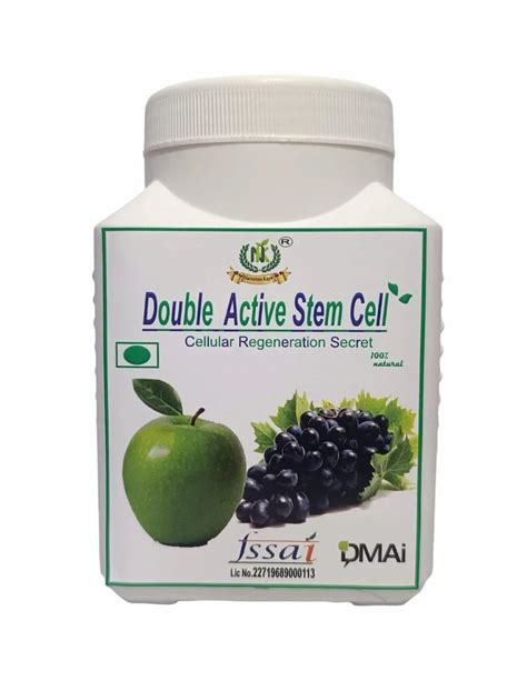 Hlchealthcare Double Active Stem Cell Powder Packaging Size 200 Gms