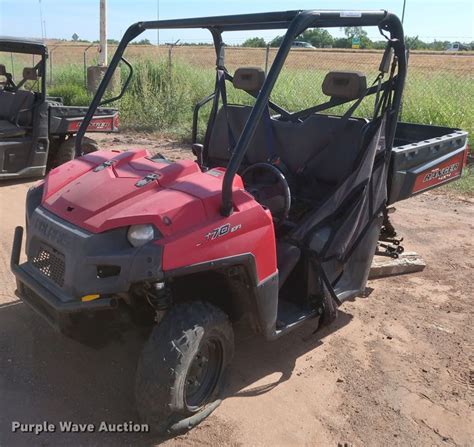 2018 Polaris Ranger 570 Utility Vehicle In Oklahoma City Ok Item Lp9011 Sold Purple Wave
