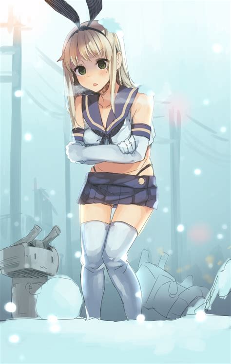 Shimakaze And Rensouhou Chan Kantai Collection Drawn By Akagi Asahito