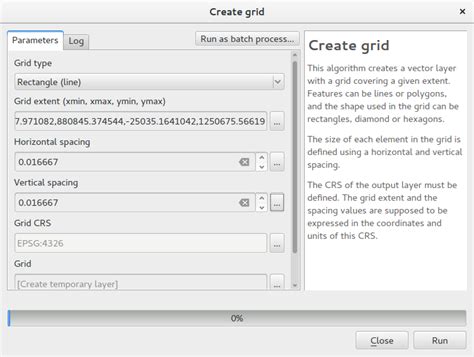 Shapefile Setting Up Latlong Graticule With 1 Min Output In Qgis