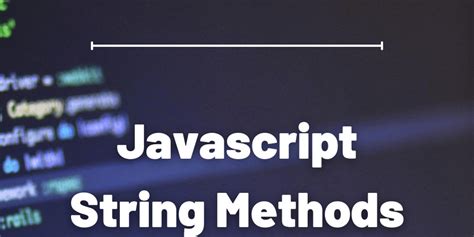 Learn Javascript String Methods Codeair Posted On The Topic Linkedin