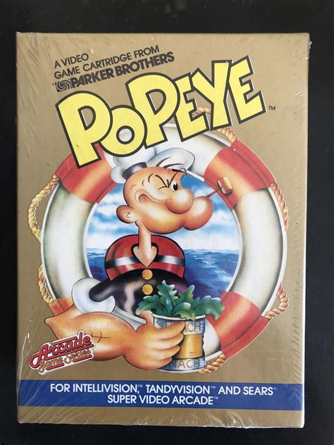 Intellivision Popeye Box Help Intellivision Aquarius