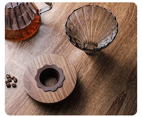 Bincoo ชุดหม ้ อกาแฟชงด ้ วยมือหม ้ อแบ ่ งปันกาแฟ V60 ถ ้ วยกรองสกัดกรองเครื ่ องชงกาแฟ 400ml