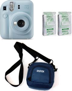 FUJIFILM Instax Mini Pastel Blue With X Film Pouch Instant Camera Price In India Buy
