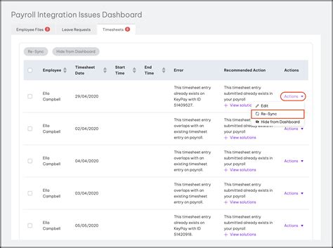 payroll integration issues dashboard hr web platform eh zendesk bot