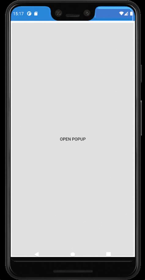 Popup Gets Moved Only When Something Is Written And Not When Keyboard Appears On Android