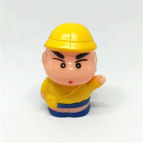 Vintage Bandai Crayon Shin Chan Finger Puppet Figure Shinnosuke