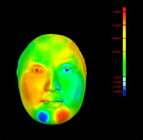 The Color Map Matched The Original And Mirrored Image Download Scientific Diagram