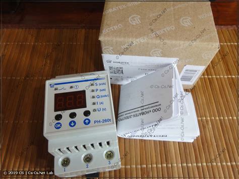 Реле напряжения ph 260t схема подключения