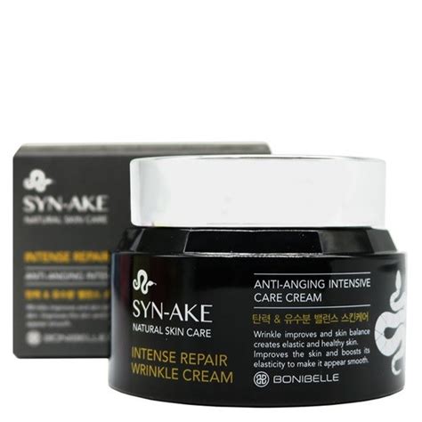 Крем для лица со змеиным ядом BONIBELLE Syn-Ake Intense Repair Wrinkle ...