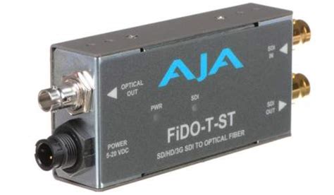 Aja Fido T St Convertisseur Simple Canal Sdhd3g Sdi Vers Fibre