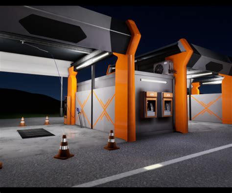 Artstation Modular Car Wash Unity And Unreal Engine Game Assets