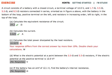 Solved A Circuit Consists Of A Battery With A Closed Chegg