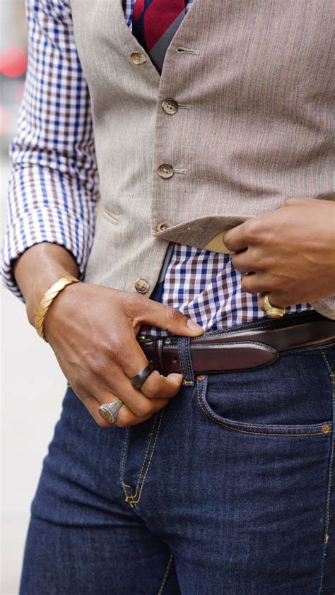 Ootd Dapper And Casual With Dark Blue Denim Jeans Norris Danta Ford