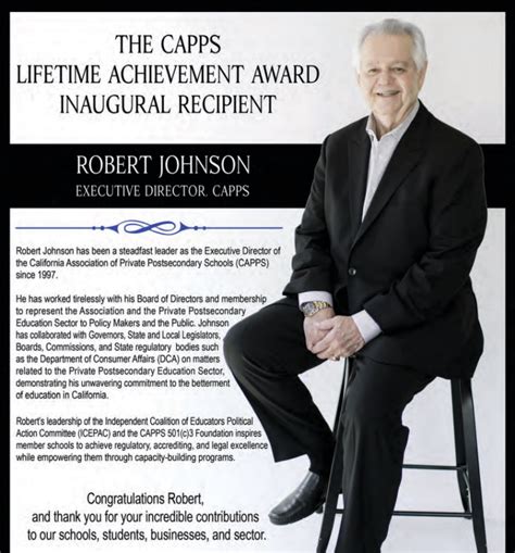 The Capps Lifetime Achievement Award Capps