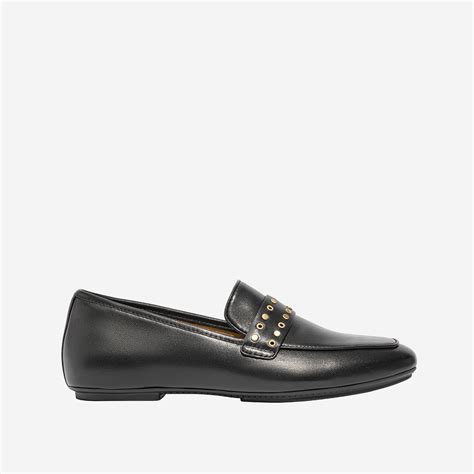 핏플랍 델리카토 아일렛 여성 로퍼 레더 블랙 Fitflop Kream