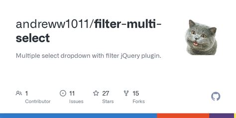 Github Andreww Filter Multi Select Multiple Select Dropdown With Filter Jquery Plugin