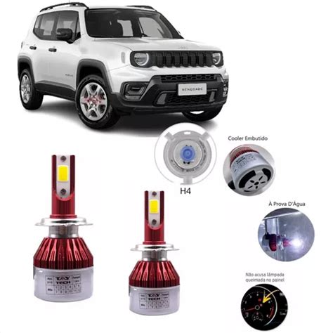 Lampada Led Farol Alto Baixo N O Acusa Painel Jeep Renegade Parcelamento Sem Juros