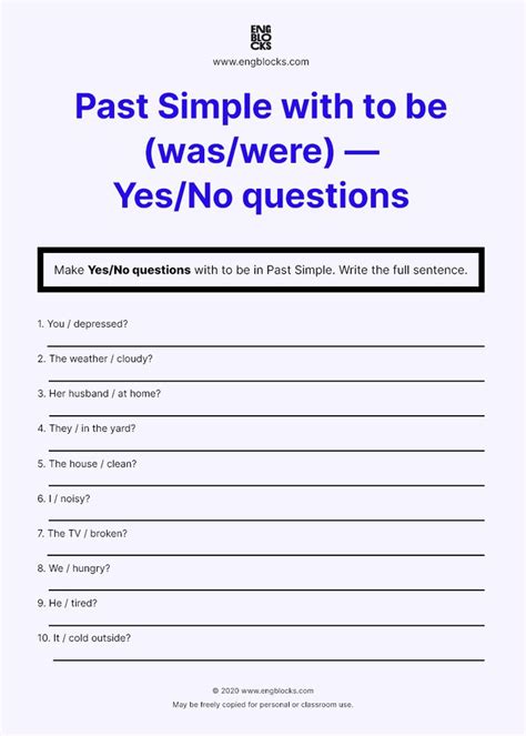 Master Yes No Questions In Past Simple