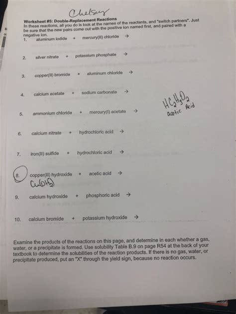 Solved Worksheet 5 Double Worksheets Samples
