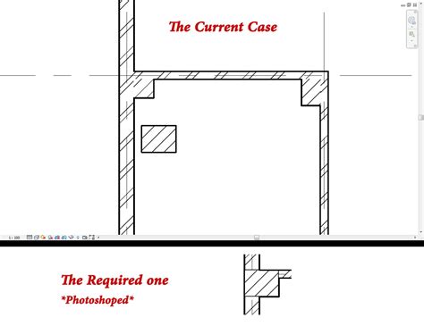 Solved Architectural Column Cut Pattern When Its Joined To A Wall