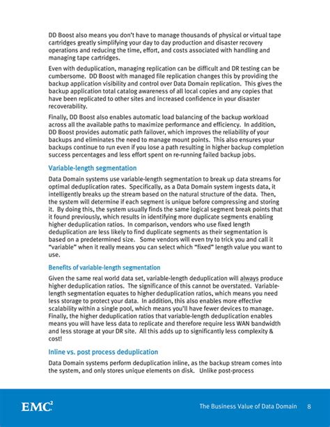 Deduplication Solutions Are Not All Created Equal Why Data Domain Pdf
