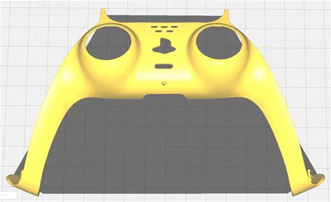 3d File Ps5 Controller Shell Ps5 Faceshell Base Custom Cover 🐚・model