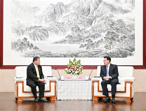 袁家军胡衡华会见新加坡驻华大使陈海泉中新合作重庆