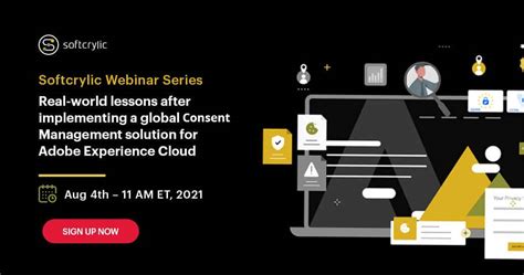 Implementing Consent Management In Adobe Experience Cloud Softcrylic Webinar Series Softcrylic