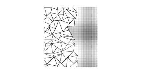 Abstract Outline Grid New White Geo T Shirt Teepublic