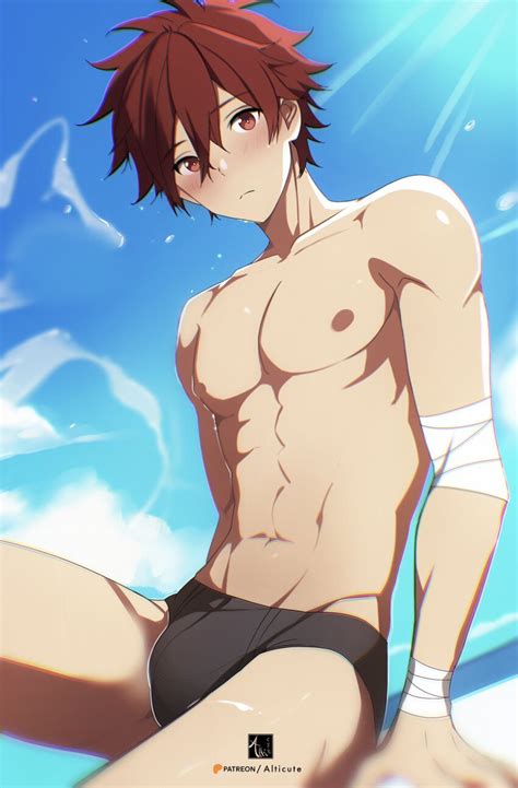 Alticute Alticute Vtuber Indie Virtual Youtuber Highres 1boy Abs