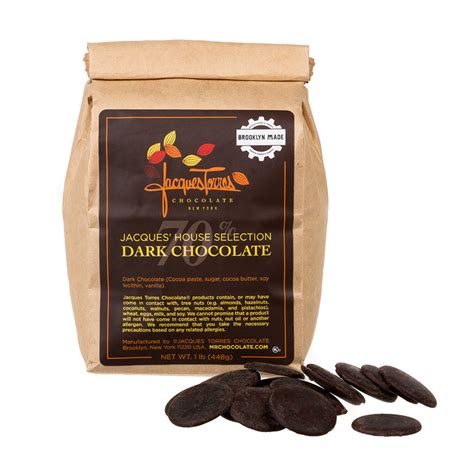 70 Dark Jacques Torres Chocolate Baking Discs 1 Pound