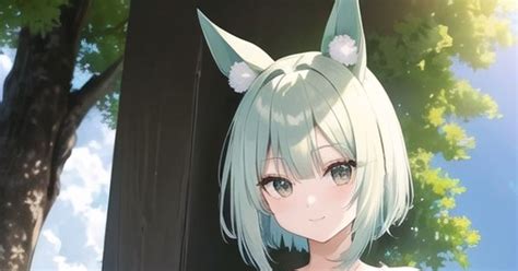 Ai オリキャラ 緑色短髪ウマ娘「女神杯制覇 オノダノシラユリ」 日向あすかのイラスト Pixiv
