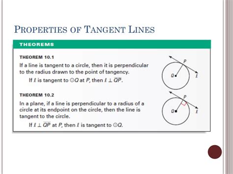 Properties Of Tangent Lines At Tasha Hyman Blog