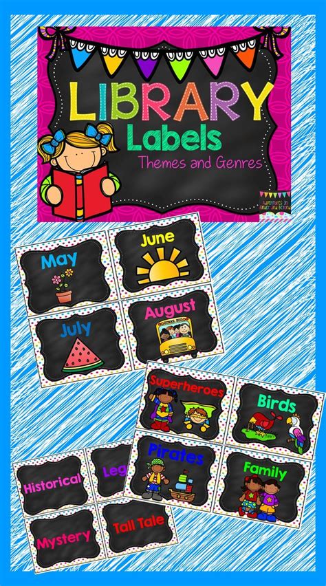 Classroom Library Book Bin Labels Book Labels Editable Library Labels Classroom Library