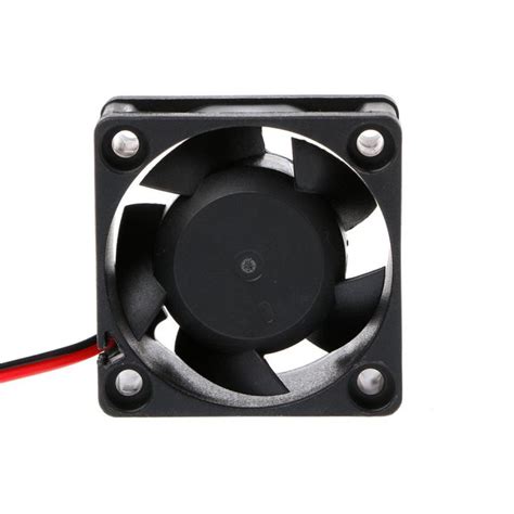 พัดลมระบายความร้อนขนาดเล็ก Dc 12v 2 Pin 5 ใบพัด 40 มมx 40 มม X 20 มม