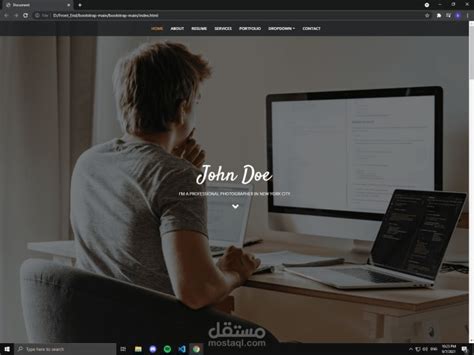 Do Responsive Portofolio Website By Abanoubemad21 Fiverr