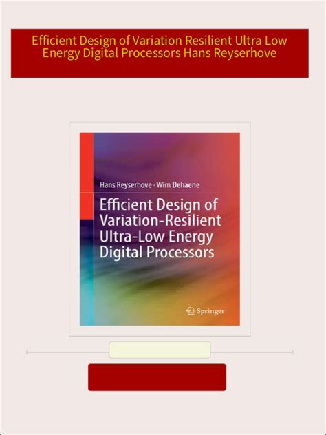 complete download efficient design of variation resilient ultra low