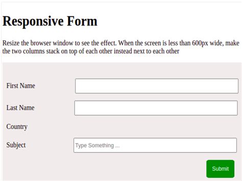 Responsive Form Using Html And Css By Qurat Ul Ain On Dribbble