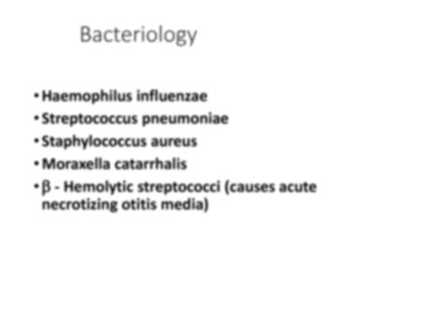 Solution Acute Suppurative Otitis Media Studypool