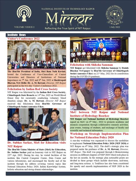 National Institute Of Technology Raipur On Linkedin Newsletter