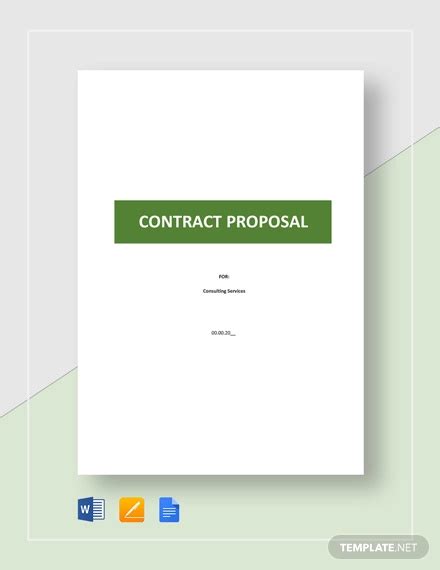 21 Contract Proposal Templates Free Word PDF Format Download