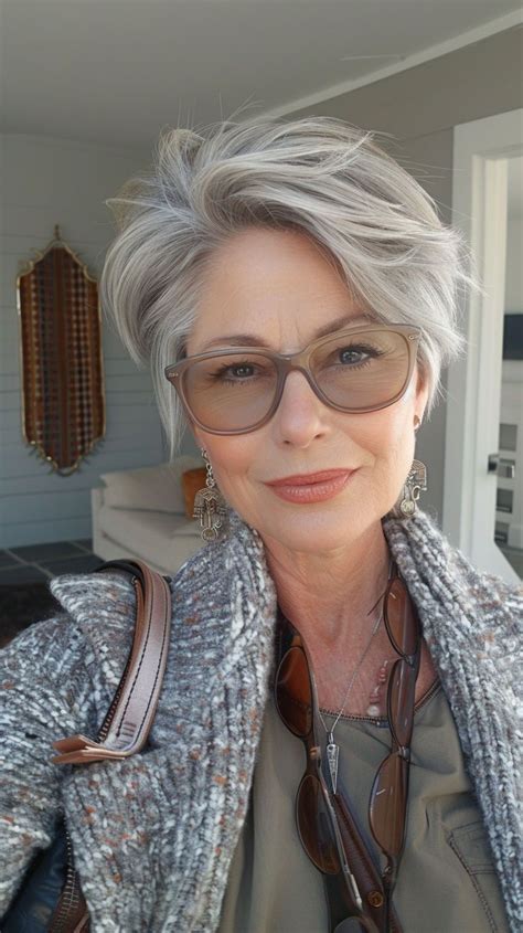 Radiant Pixie Elegance In 2024 Short Hairstyles For Thick Hair Messy