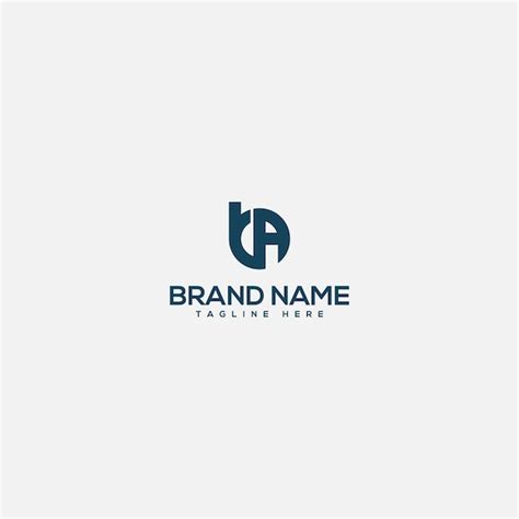 Alphabet Ba Ab Ba Buchstabe Logo Design Vorlage Vektor Illustration