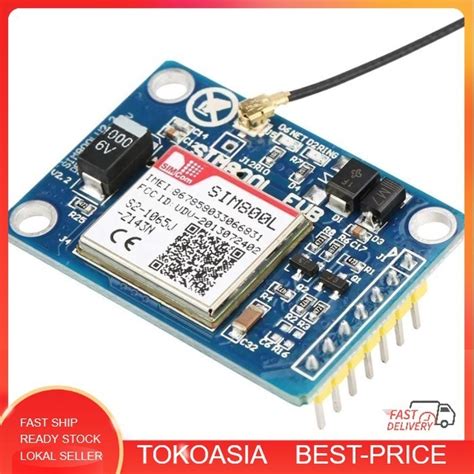 Jual Sim 800l V2 Upgrade Version Gsm Gprs Module For Arduino 5v Shopee Indonesia