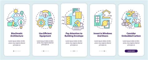 Net Zero Design Approach Onboarding Mobile App Screen Sustainability