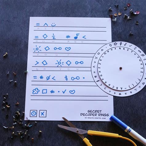 Make Your Own Secret Decoder Ring Artofit