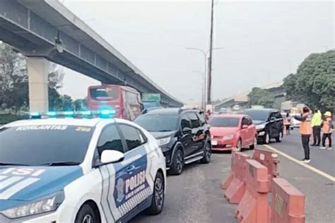 Tol Jakarta Cikampek Kembali Terapkan Contraflow Malang Posco Media