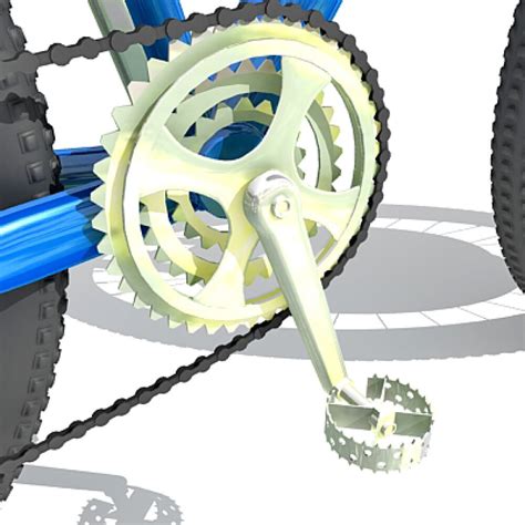 Mountain Bike Tidal Force 3d Model Download Bicycle On