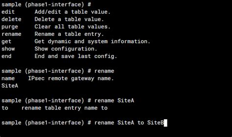 Technical Tip Rename An Ipsec Tunnel Fortinet Community